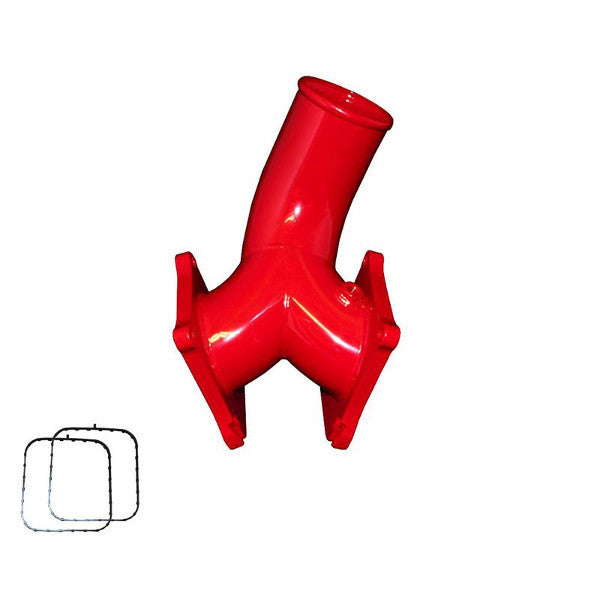 Pusher SuperMax Y-Bridge for 2004.5 - 2005 Duramax LLY Trucks (Red ...